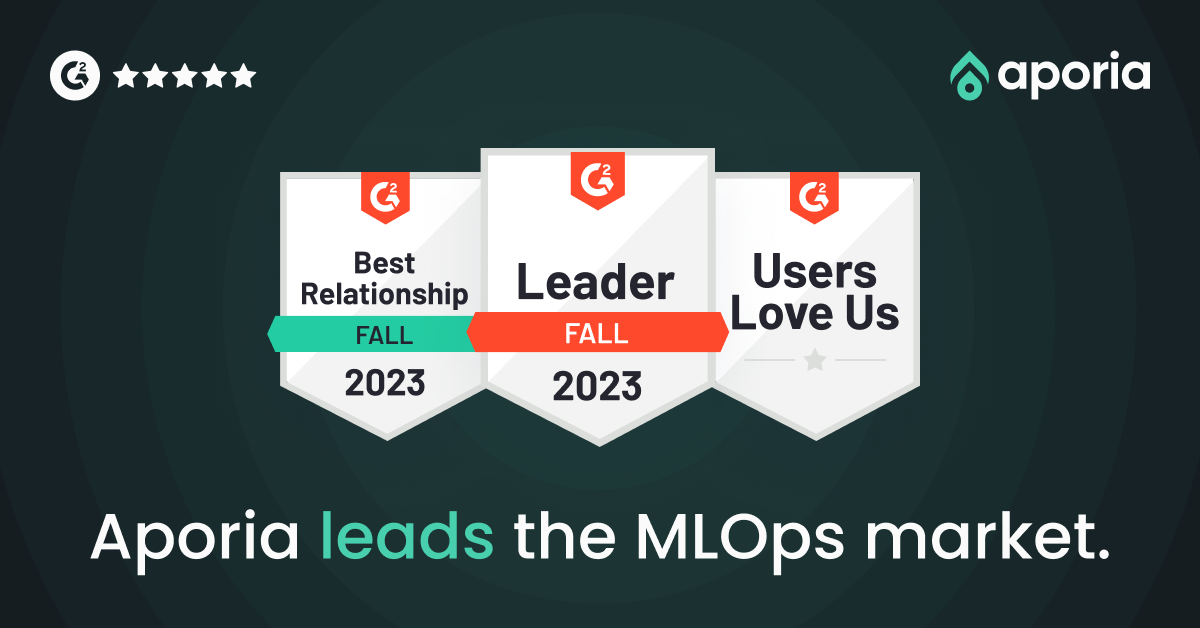 The Customers Decided: G2 Marks Aporia MLOps Leader
